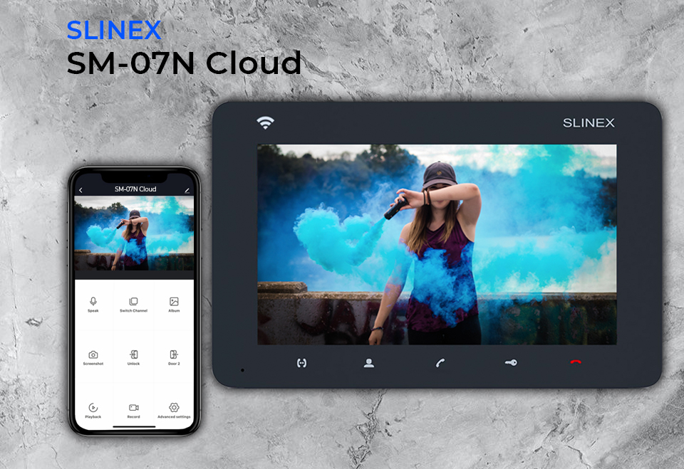Slinex SM-07N Cloud is the first SM series intercom that redirects ...