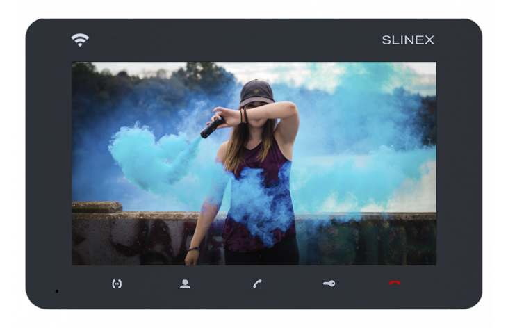Slinex SM-07N Cloud is a budget compact AHD video intercom with ...